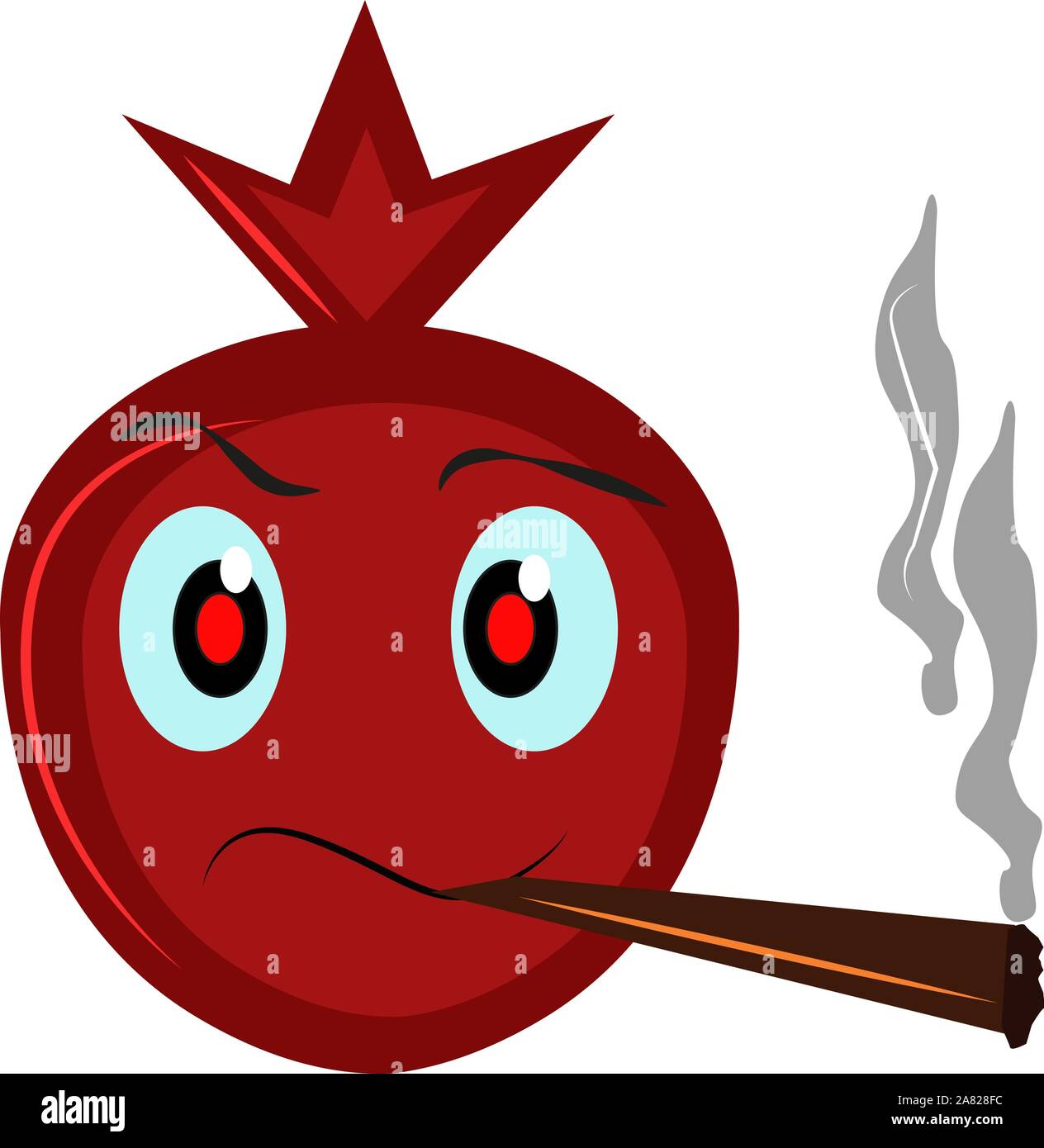 Cigarettes on isolated white background Stock Vector Images - Alamy