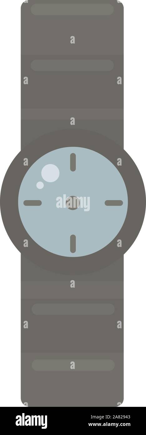 Wrist watch, illustration, vector on white background Stock Vector ...