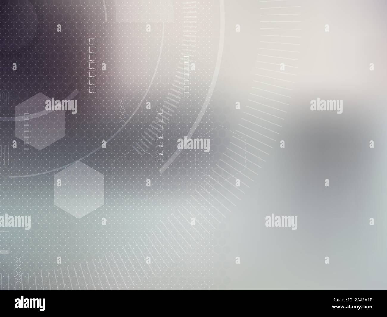 Gray technology and science background, abstract creative design with ...