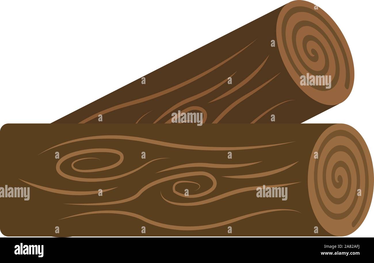 Woods, illustration, vector on white background Stock Vector Image ...