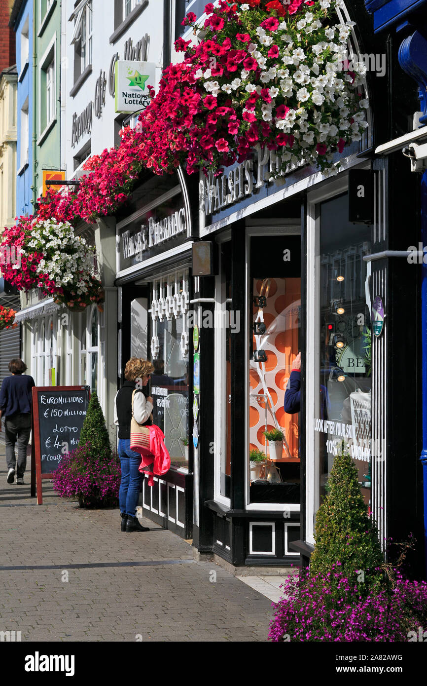 Stores on Patrick Street, Fermoy Town, County Cork, Ireland Stock Photo ...