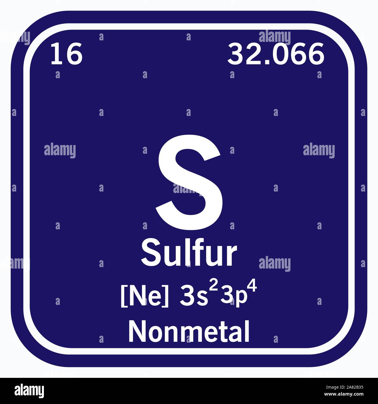Sulphur Periodic Table