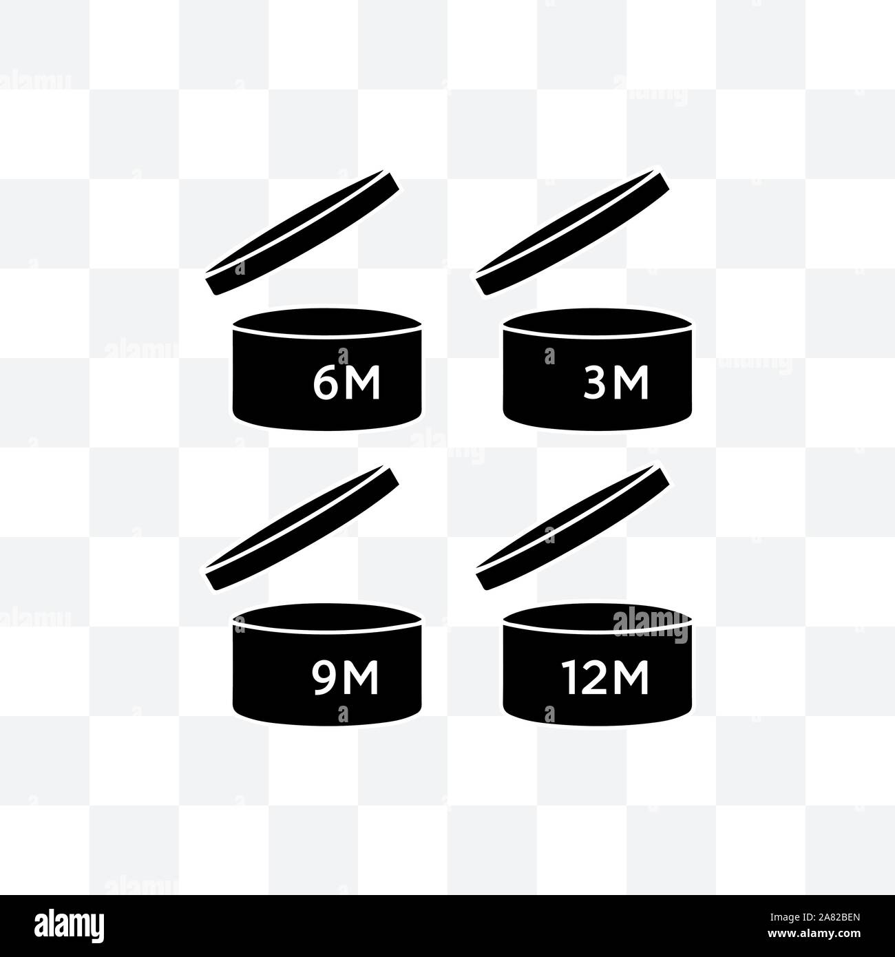 Vector illustration, flat design. Period After Opening Symbol Stock ...
