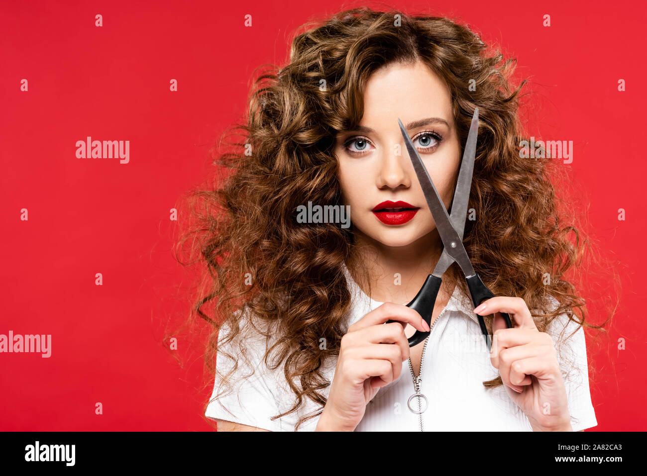 Curly scissors hi-res stock photography and images - Alamy