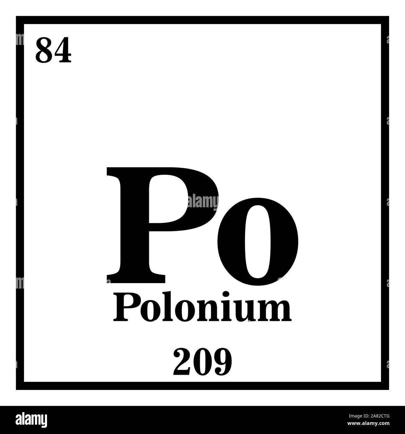 Polonium Element Color