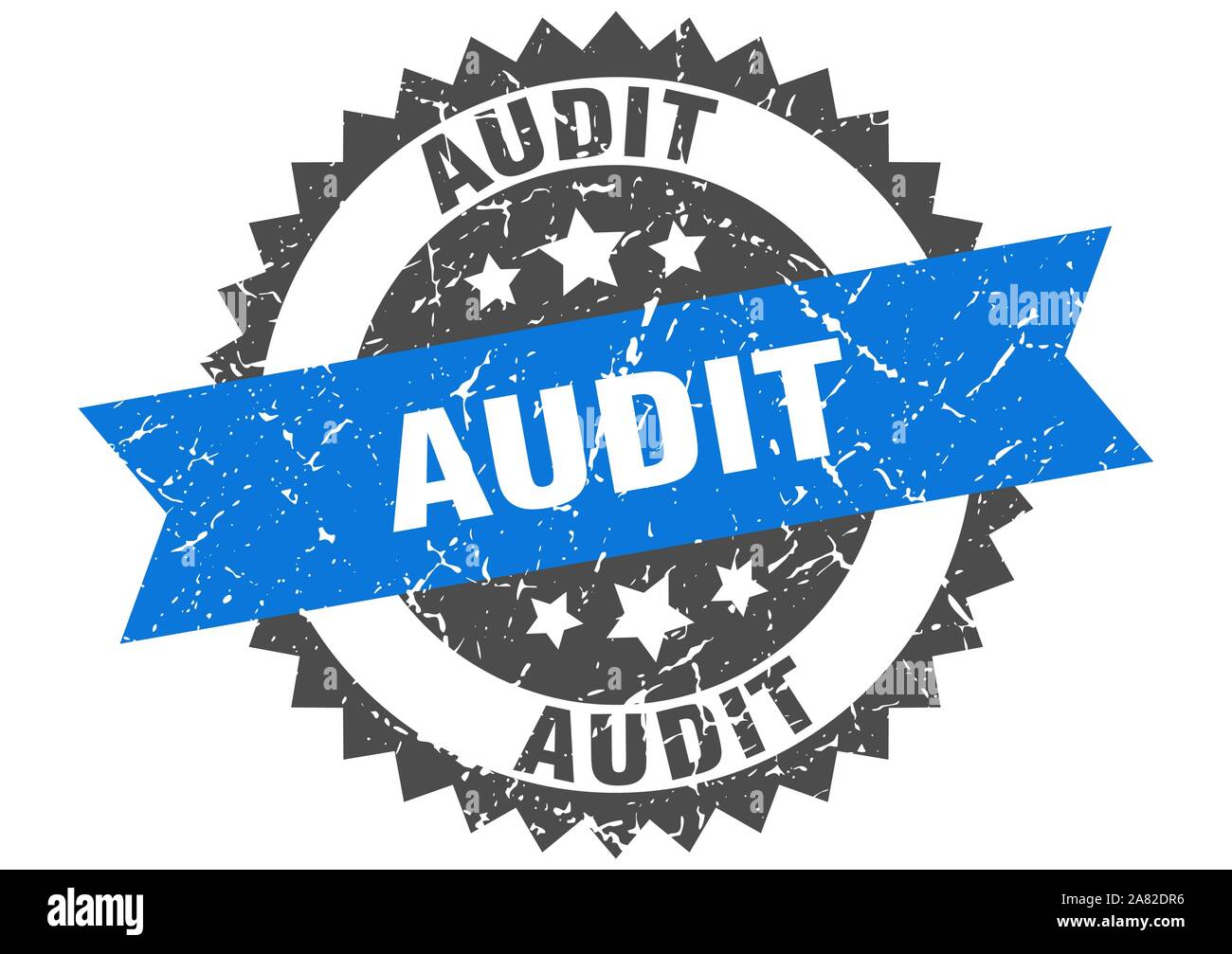 Audit sign blue black hi-res stock photography and images - Alamy
