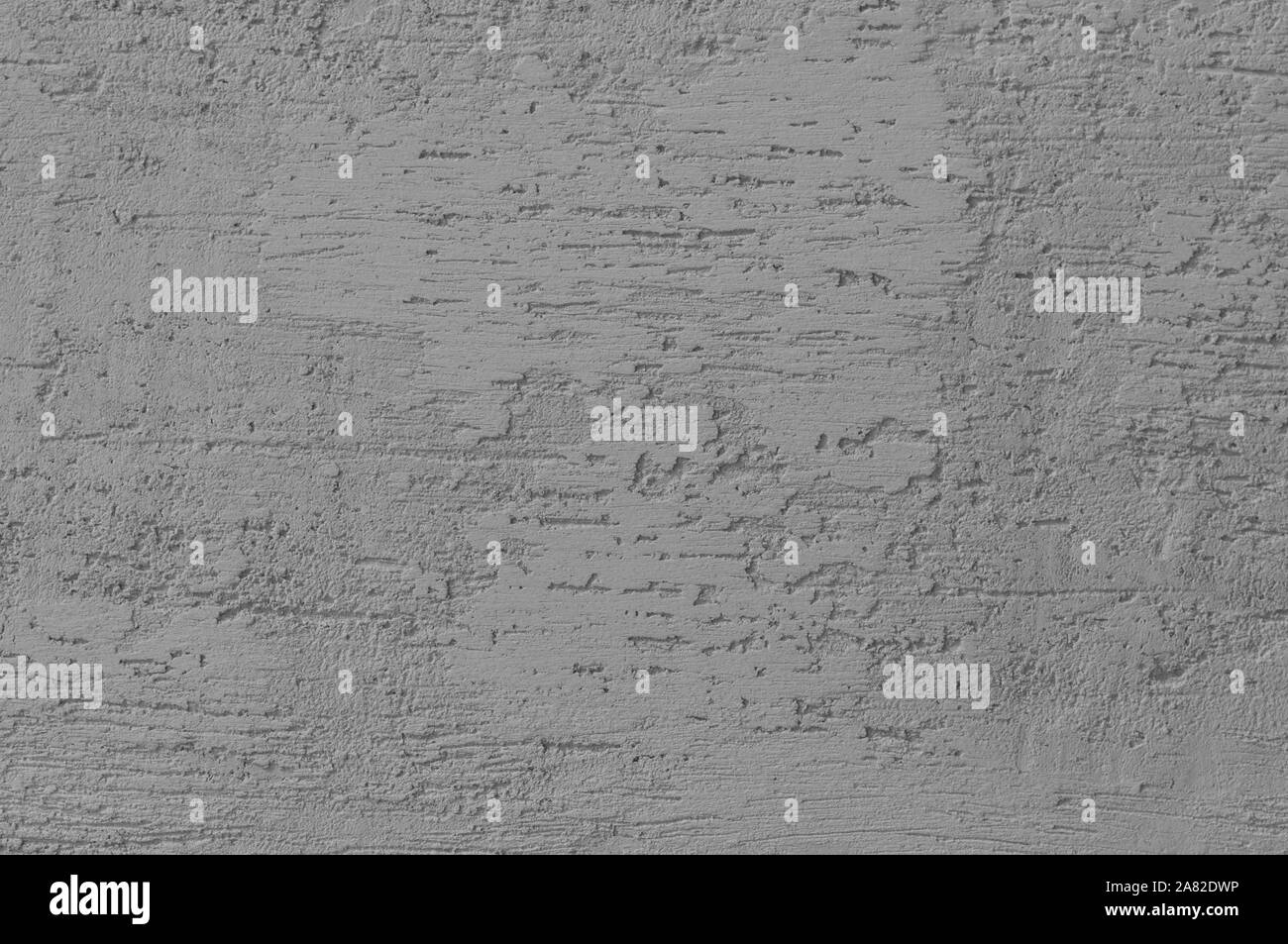 Bright Grey Grunge Plastered Wall Stucco Texture, Horizontal Detailed ...