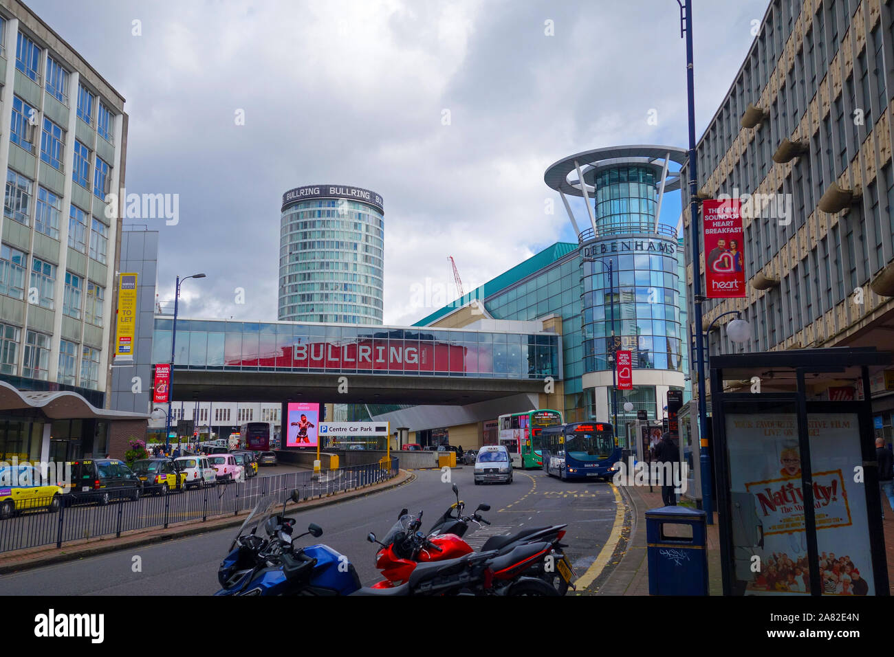 The Rotunda building in The Bull Ring, Birmingham, England, UK Stock ...