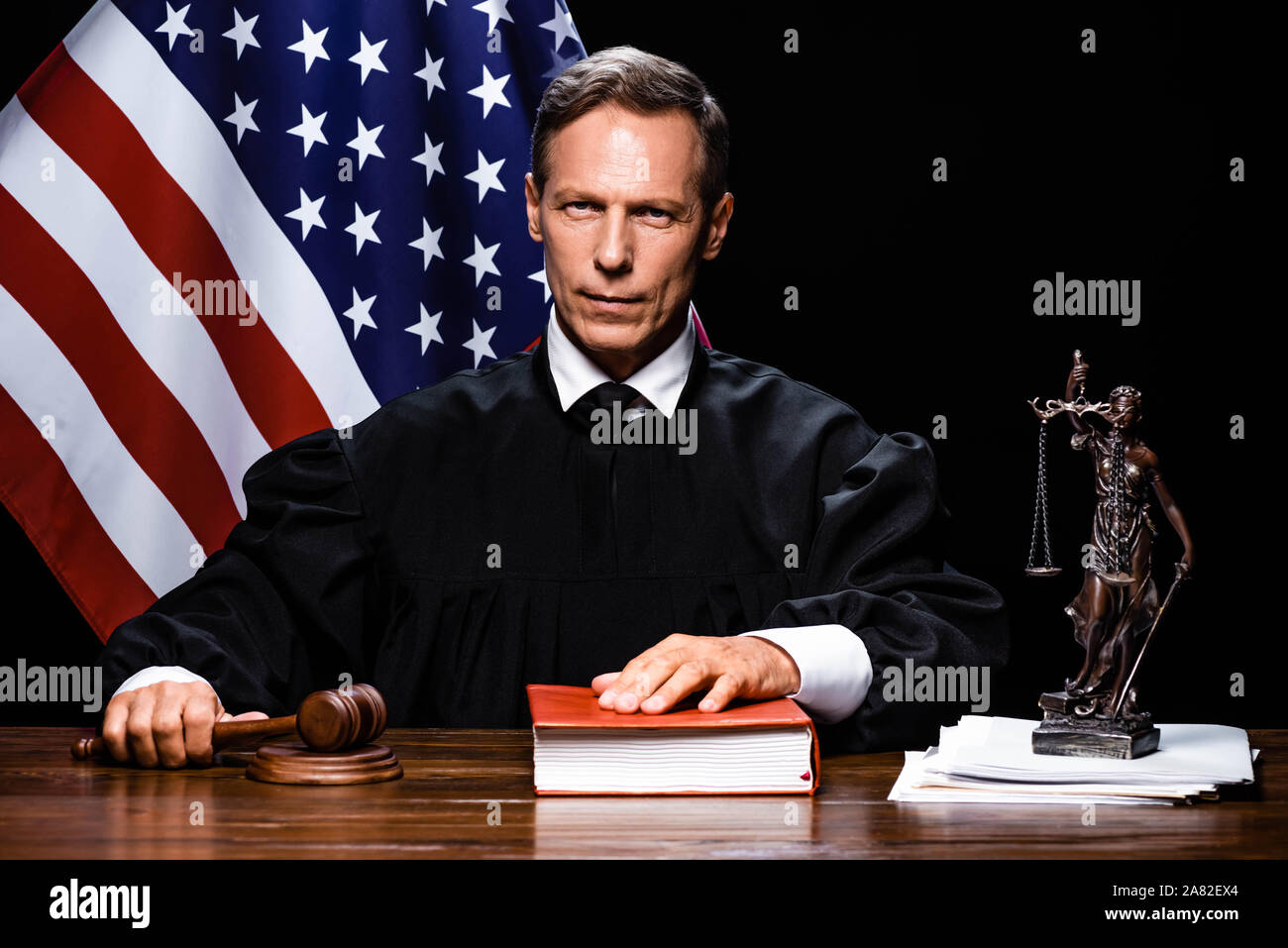 American judicial figure hi-res stock photography and images - Alamy