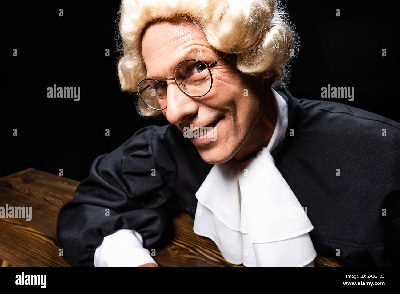 Judge wig black hi-res stock photography and images - Alamy