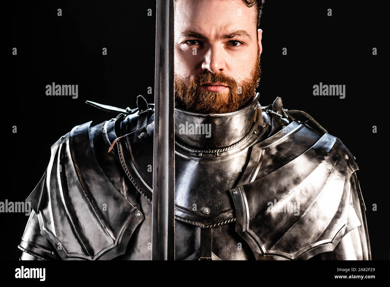 Handsome knight in armor hi-res stock photography and images - Alamy