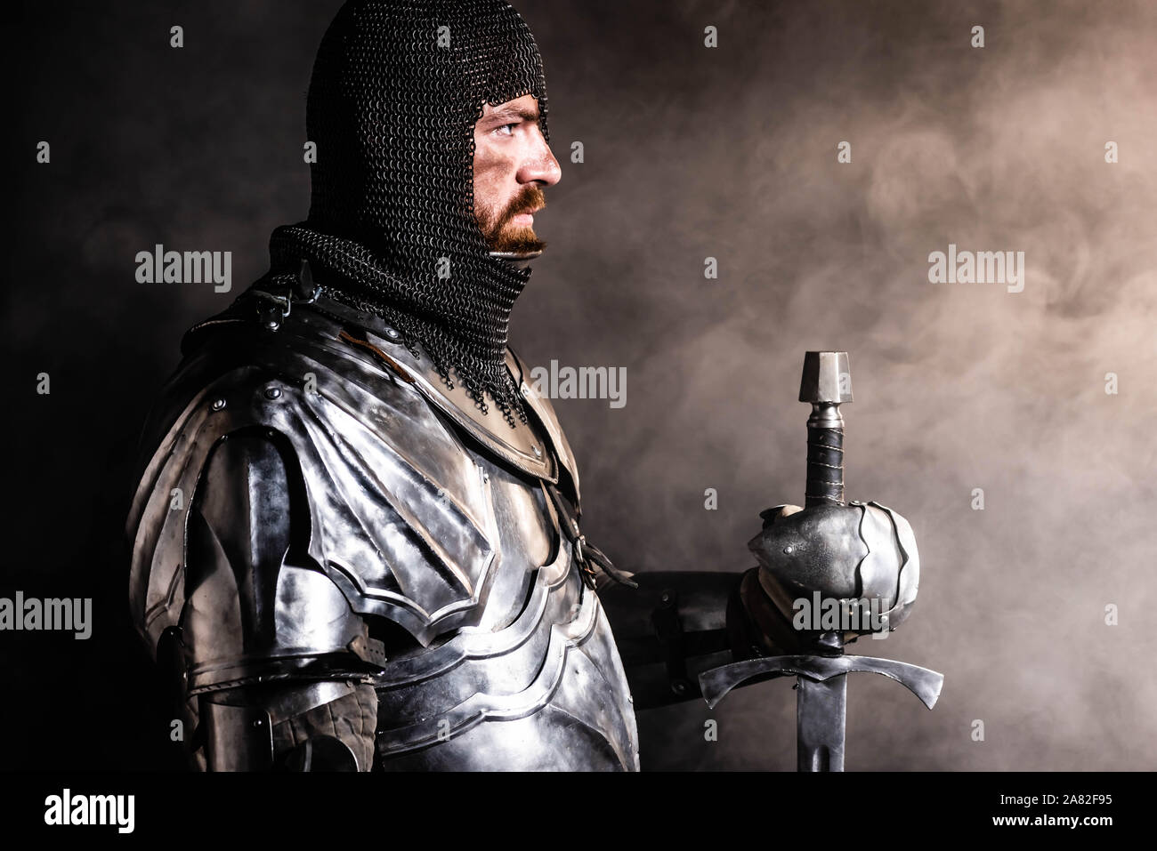 Medieval knight sword side hi-res stock photography and images - Alamy