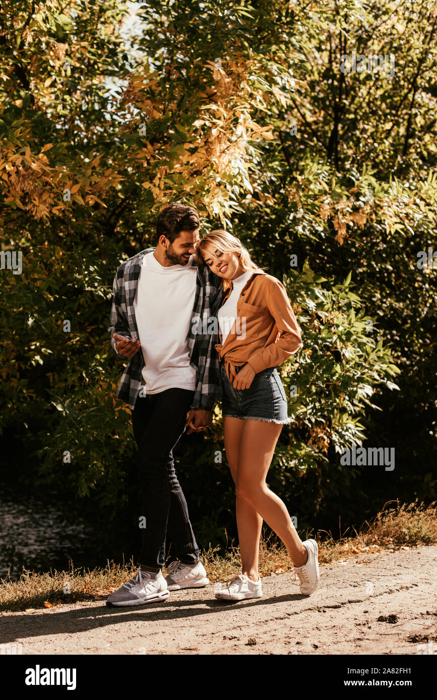 Girl With Guy Leaning Over