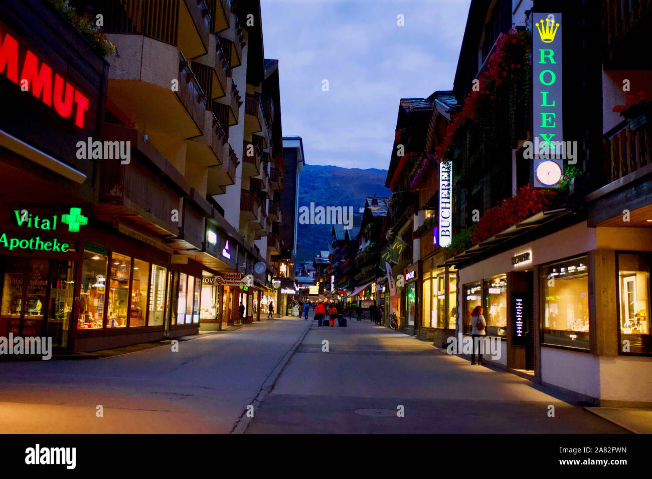 Zermatt, Visp,Valais, Switzerland Stock Photo - Alamy