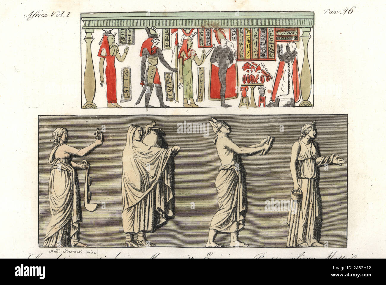 Egyptian priest and priestesses hi-res stock photography and images - Alamy