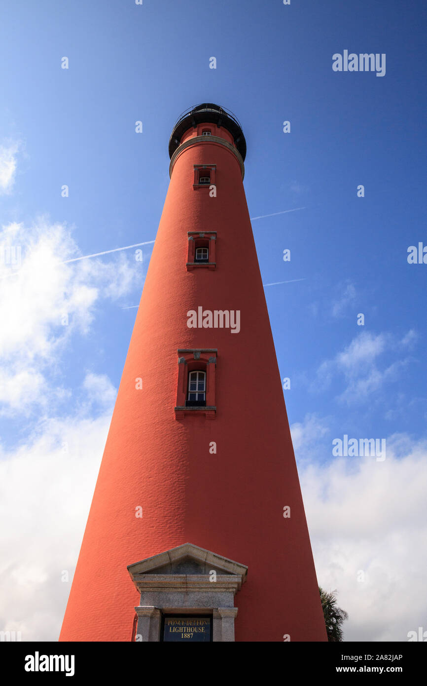Ponce Inlet, Florida, USA – November 2, 2019: Ponce de Leon Inlet ...