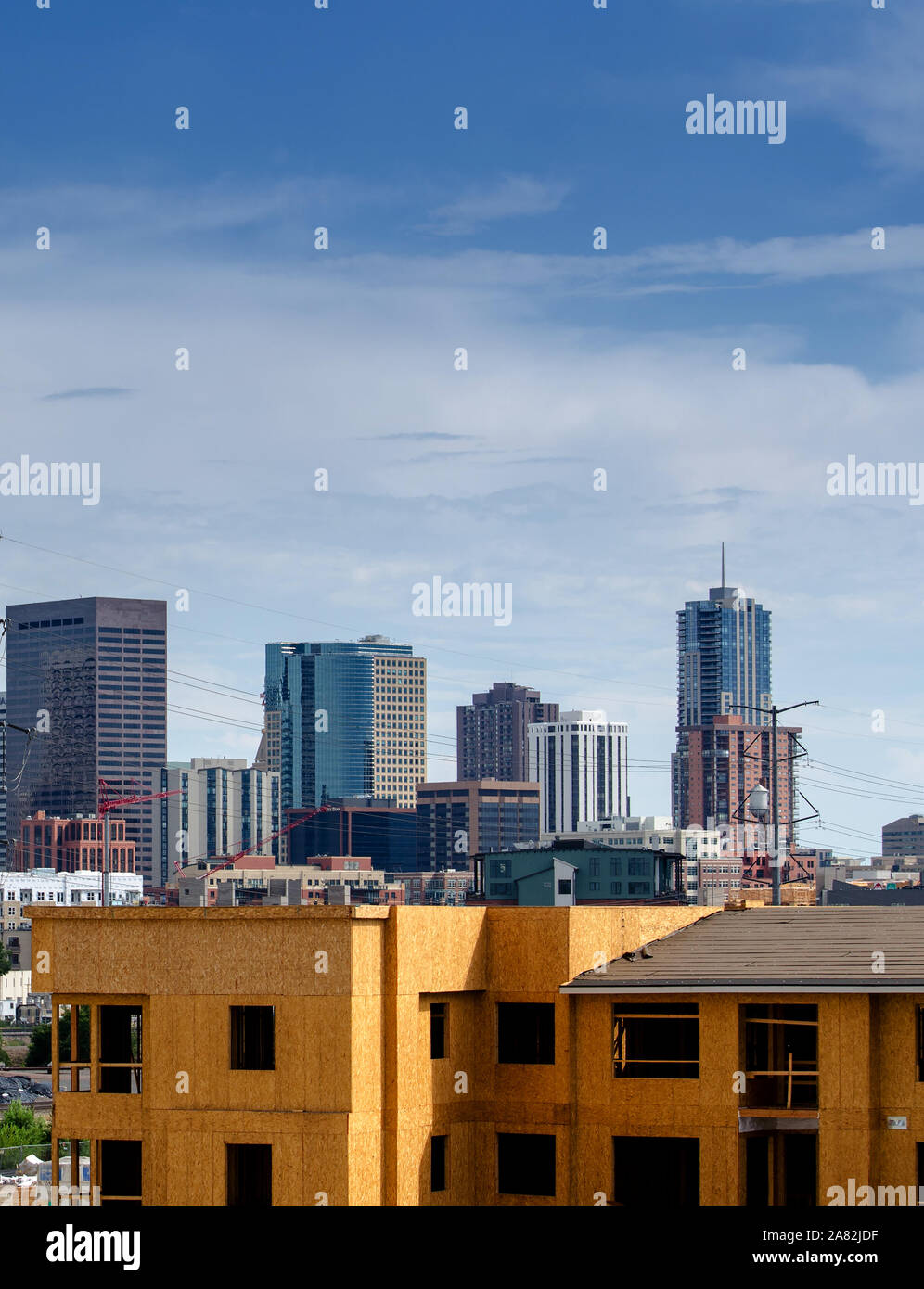 Skyscraper Building Denver Colorado High Resolution Stock Photography ...