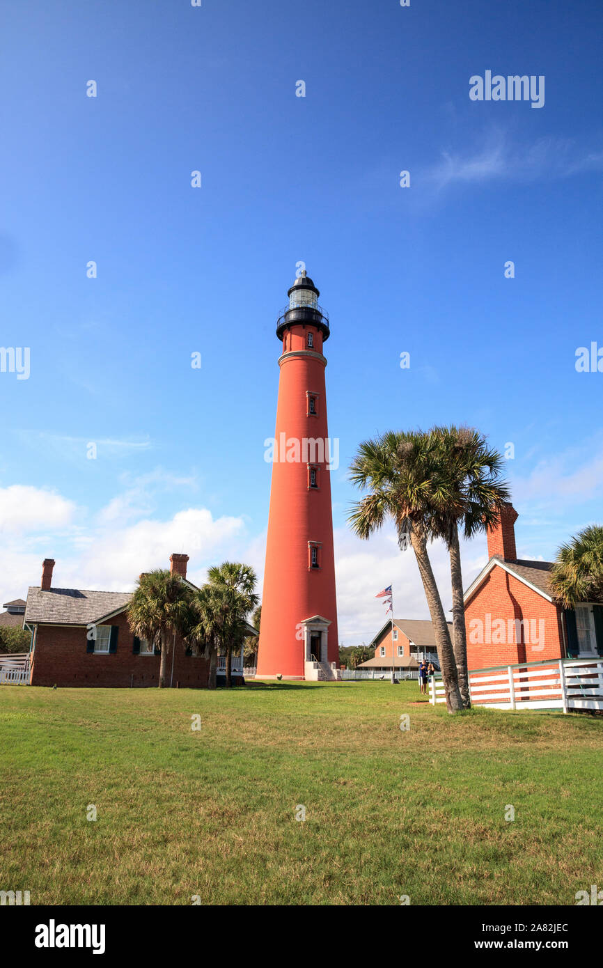 Ponce Inlet, Florida, USA – November 2, 2019: Ponce de Leon Inlet ...