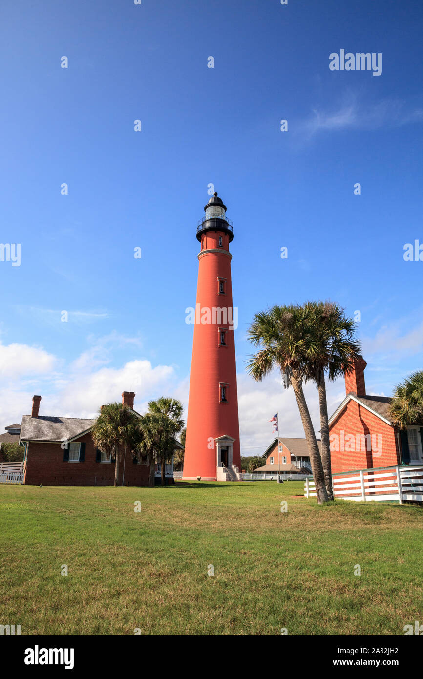Ponce Inlet, Florida, USA – November 2, 2019: Ponce de Leon Inlet ...