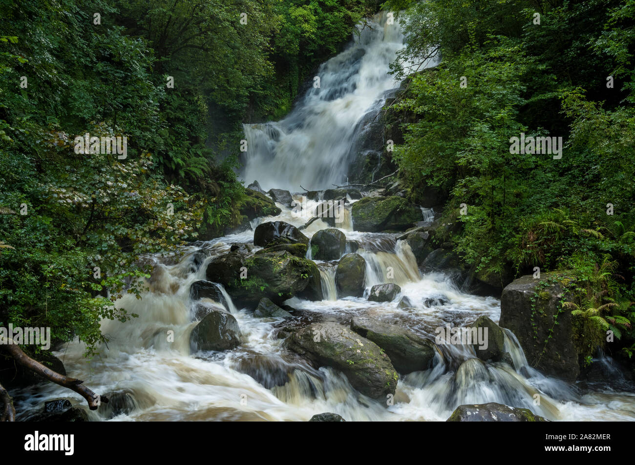 TORC WATERFALL KILLARNEY NATIONAL PARK COUNTY KERRY IRELAND Stock Photo ...