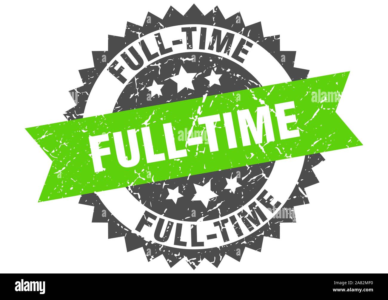 Full time grunge stamp hi-res stock photography and images - Alamy