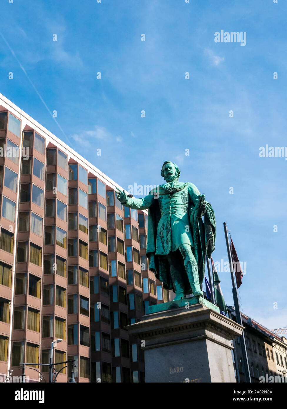 Statue in Budapest a city that it is the vibrant and art loving capital ...