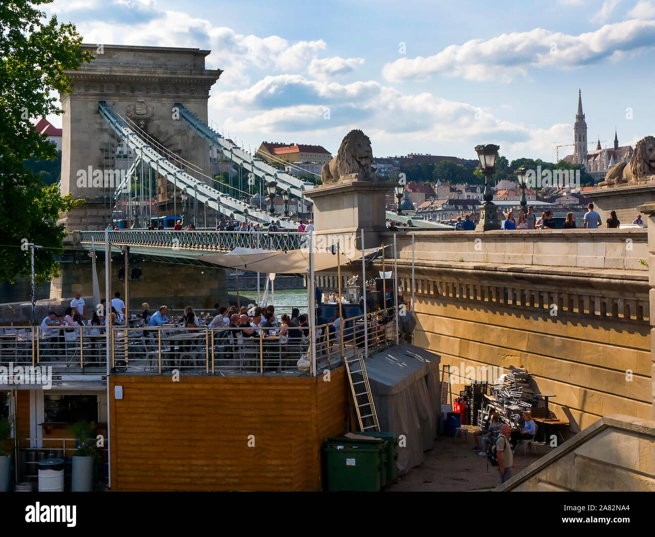 Budapest the Capital city of Hungary is divided by the River Danube.The ...