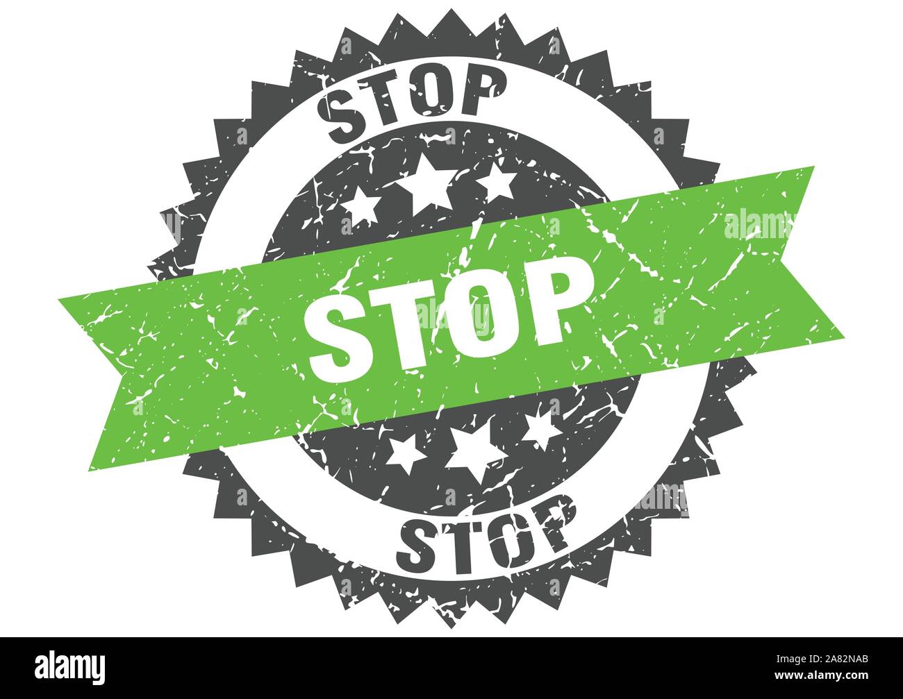 Stop stamp round band hi-res stock photography and images - Alamy