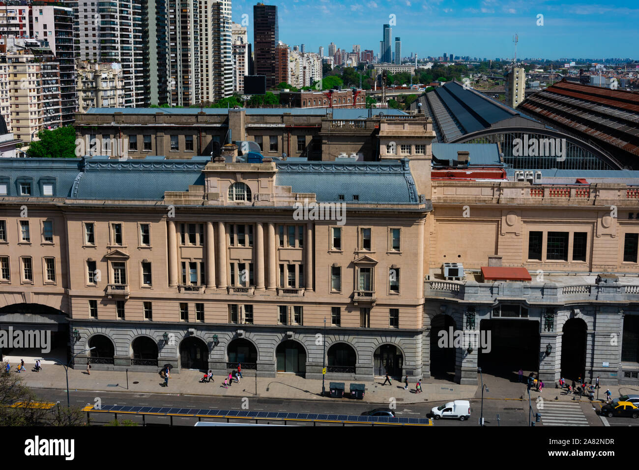 Buenos Aires, Argentina. October 26, 2019. Retiro Mitre railway station ...