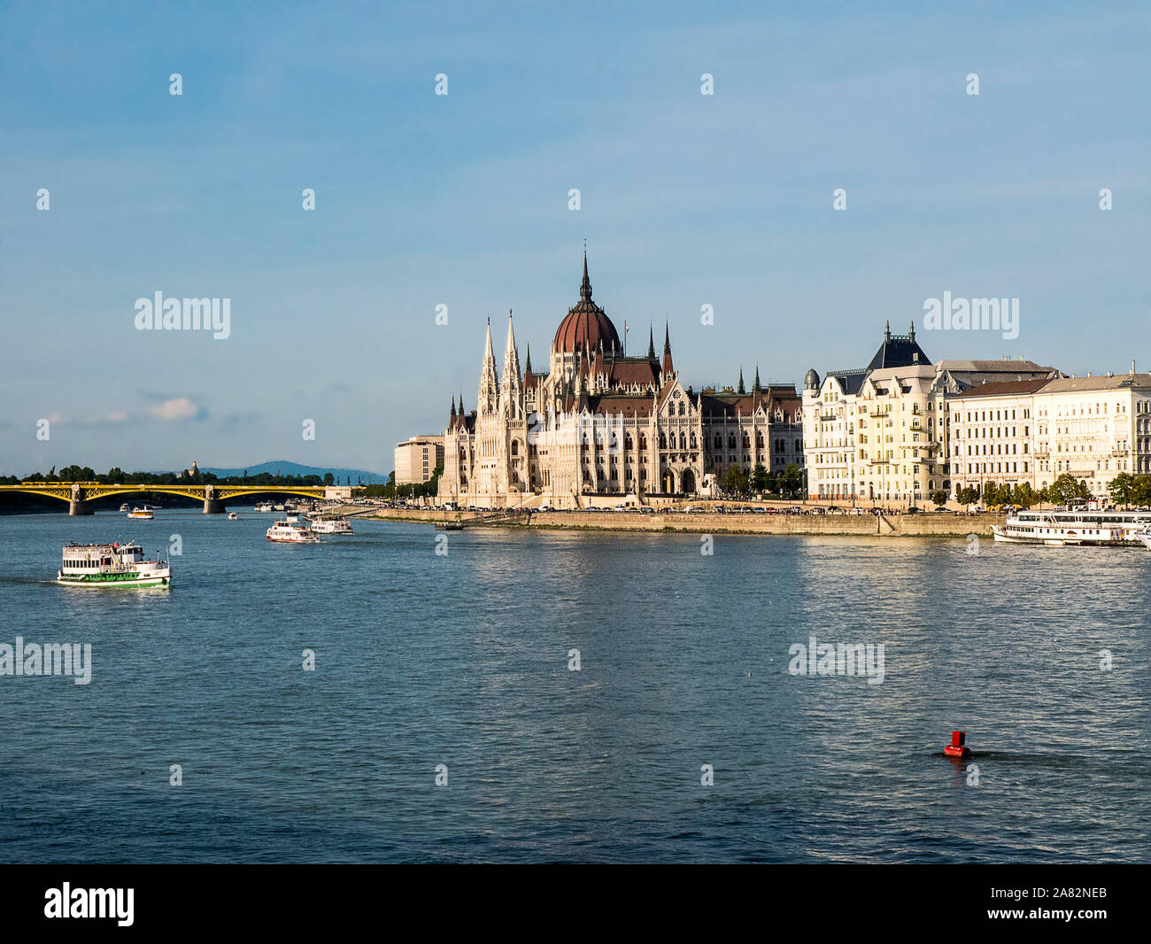 The Houses of Parliament in Budapest the Capital city of Hungary. EU ...