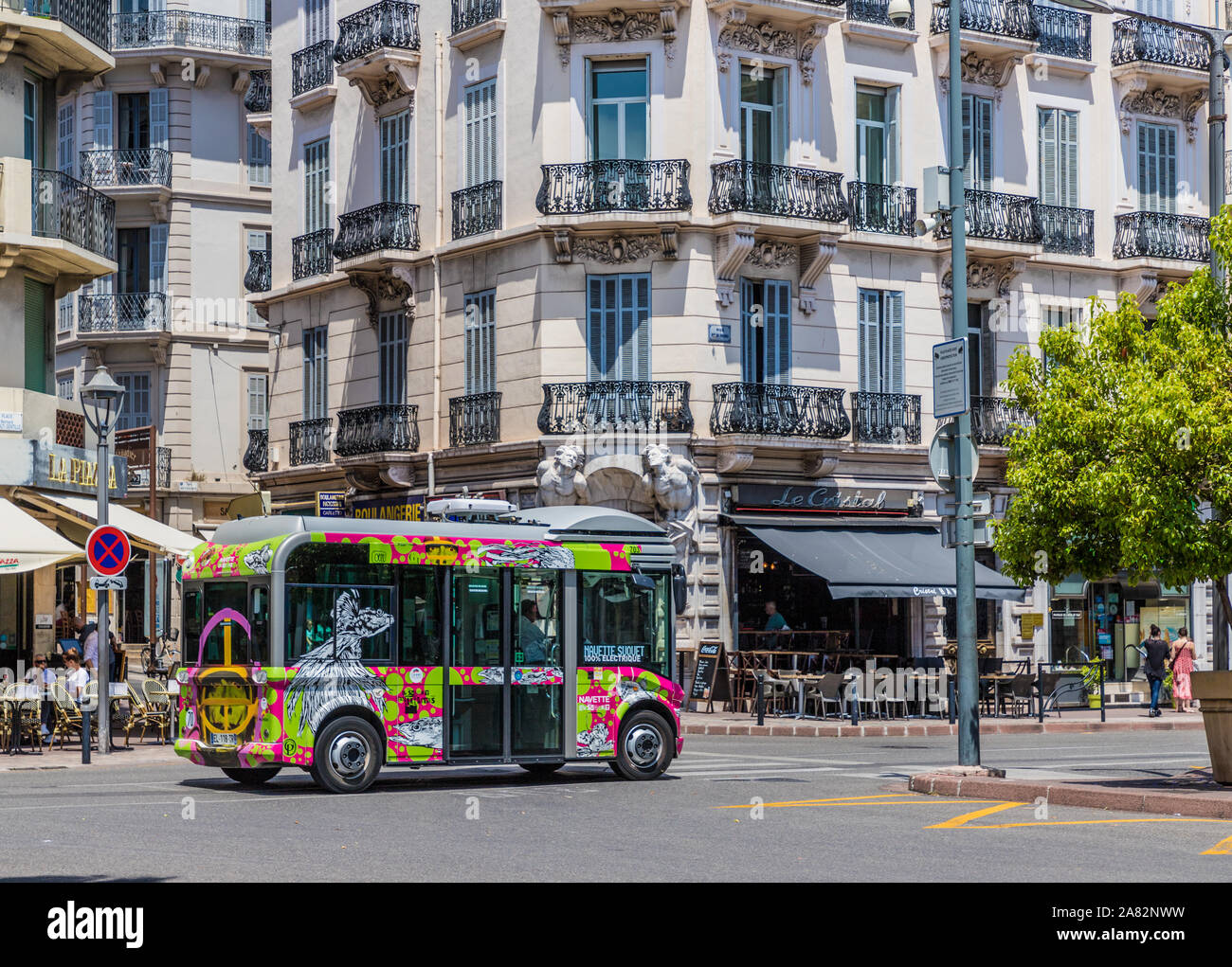 A typical view in Cannes in France Stock Photo - Alamy