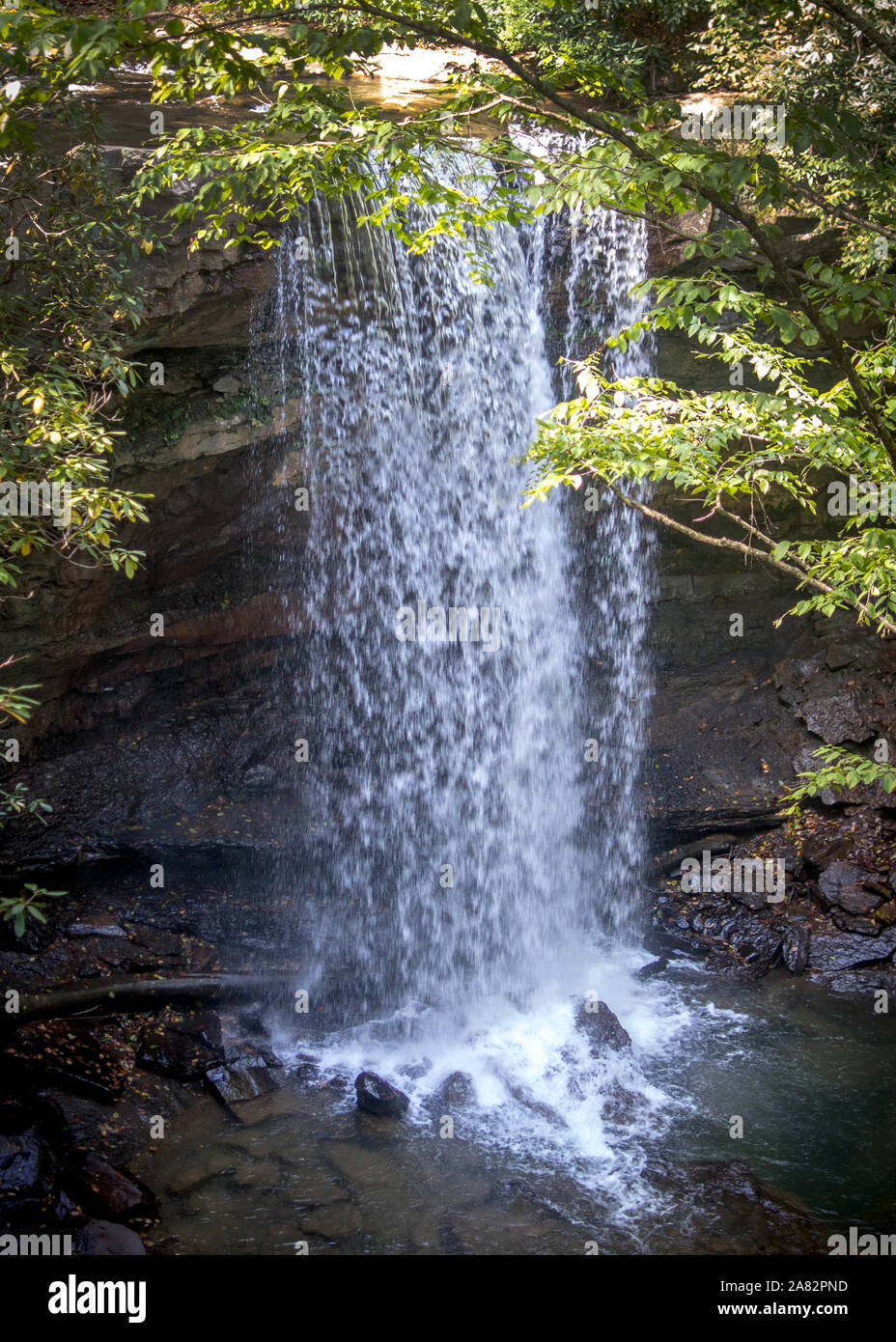 beautiful cucumber falls in Ohiopyle State Park in Fayette County ...