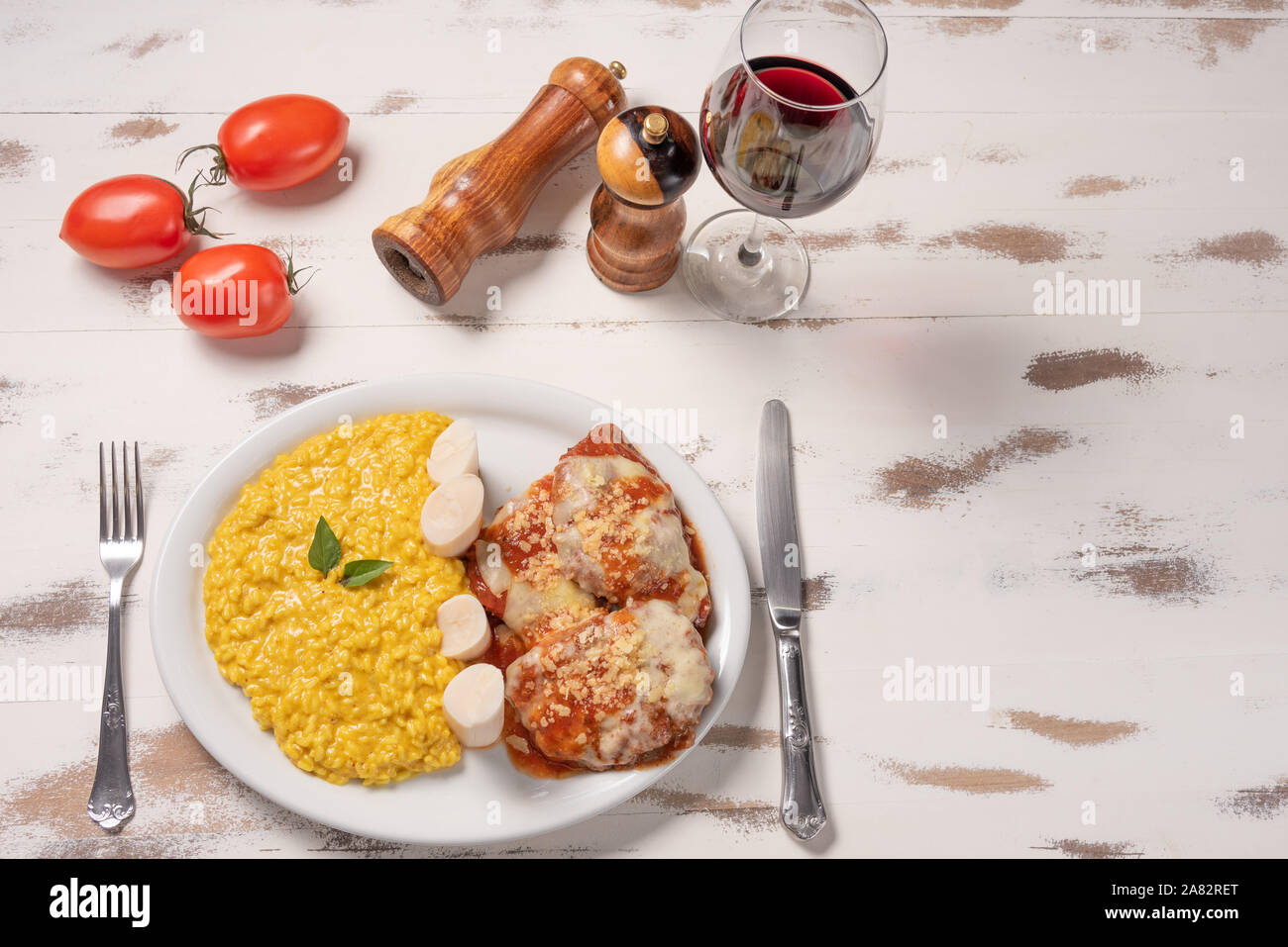 Milanese alla parmigiana hi-res stock photography and images - Alamy