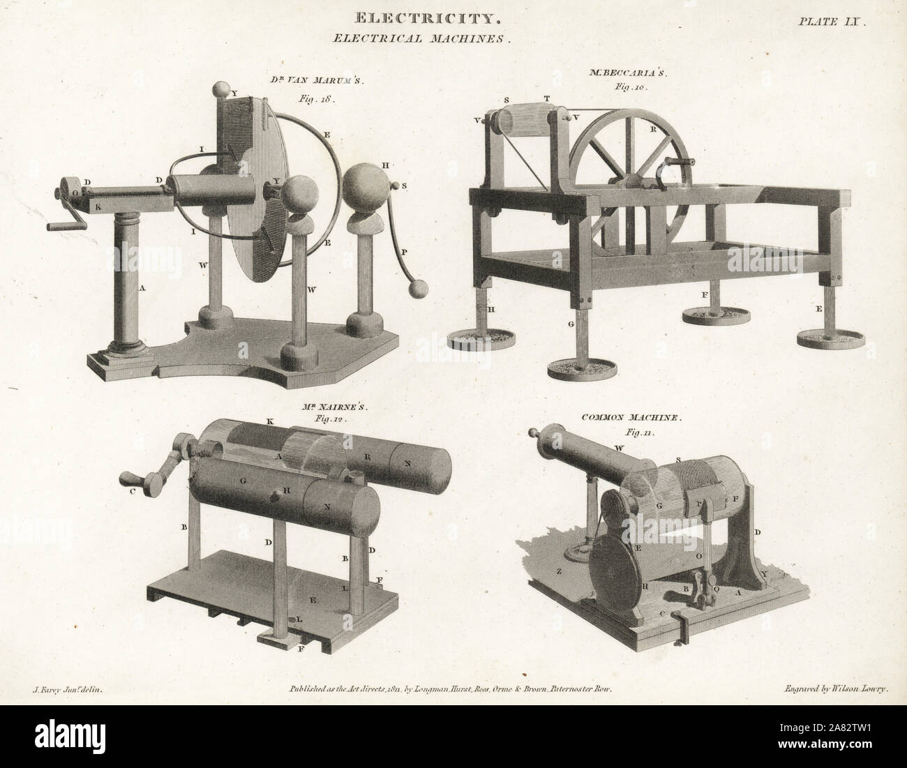 Electrical machines by Dr. Martinus Van Marum, Father John Baptist ...