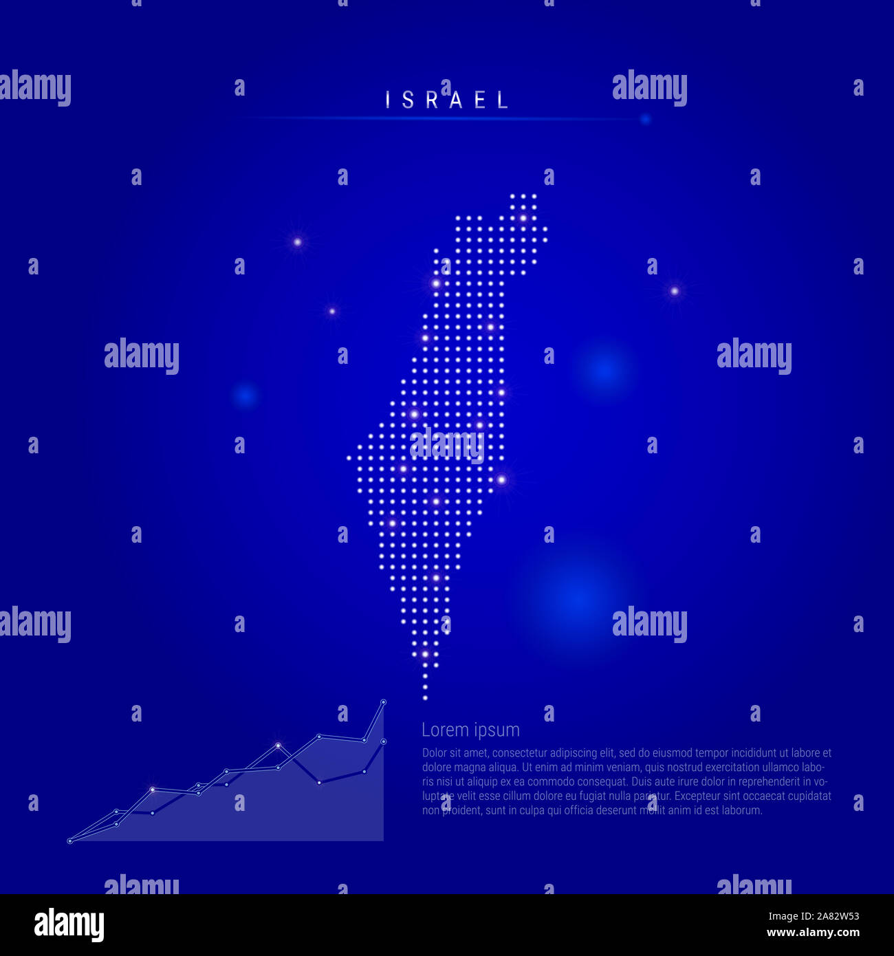 Illuminated map of israel hi-res stock photography and images - Alamy