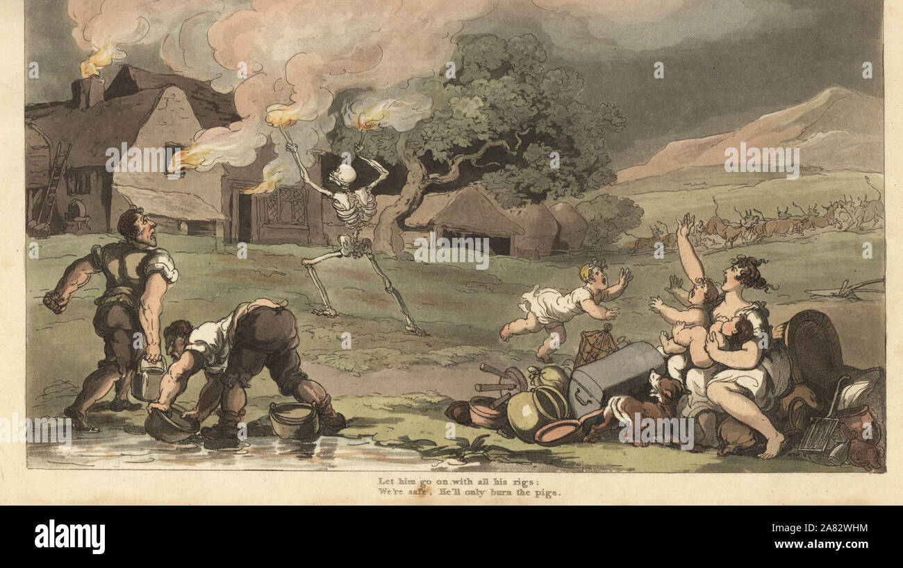 Skeleton fire hi-res stock photography and images - Alamy