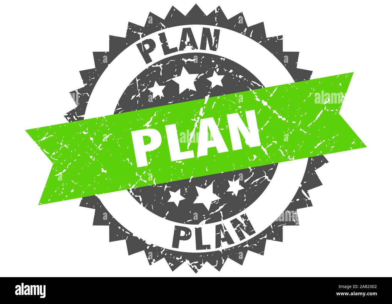 plan grunge stamp with green band. plan Stock Vector Image & Art - Alamy