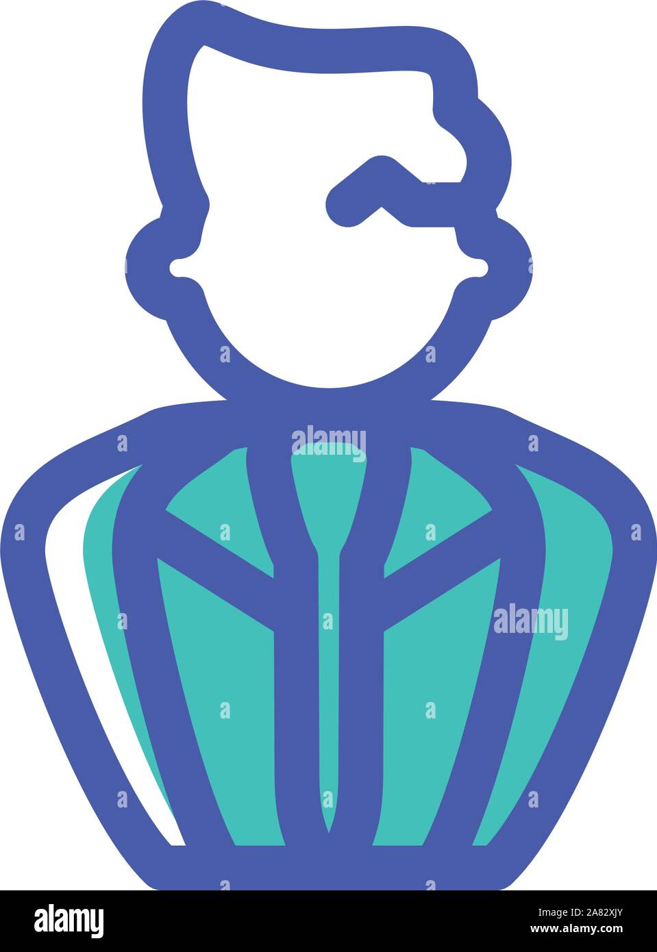 faceless businessman silhouette on white background vector illustration ...