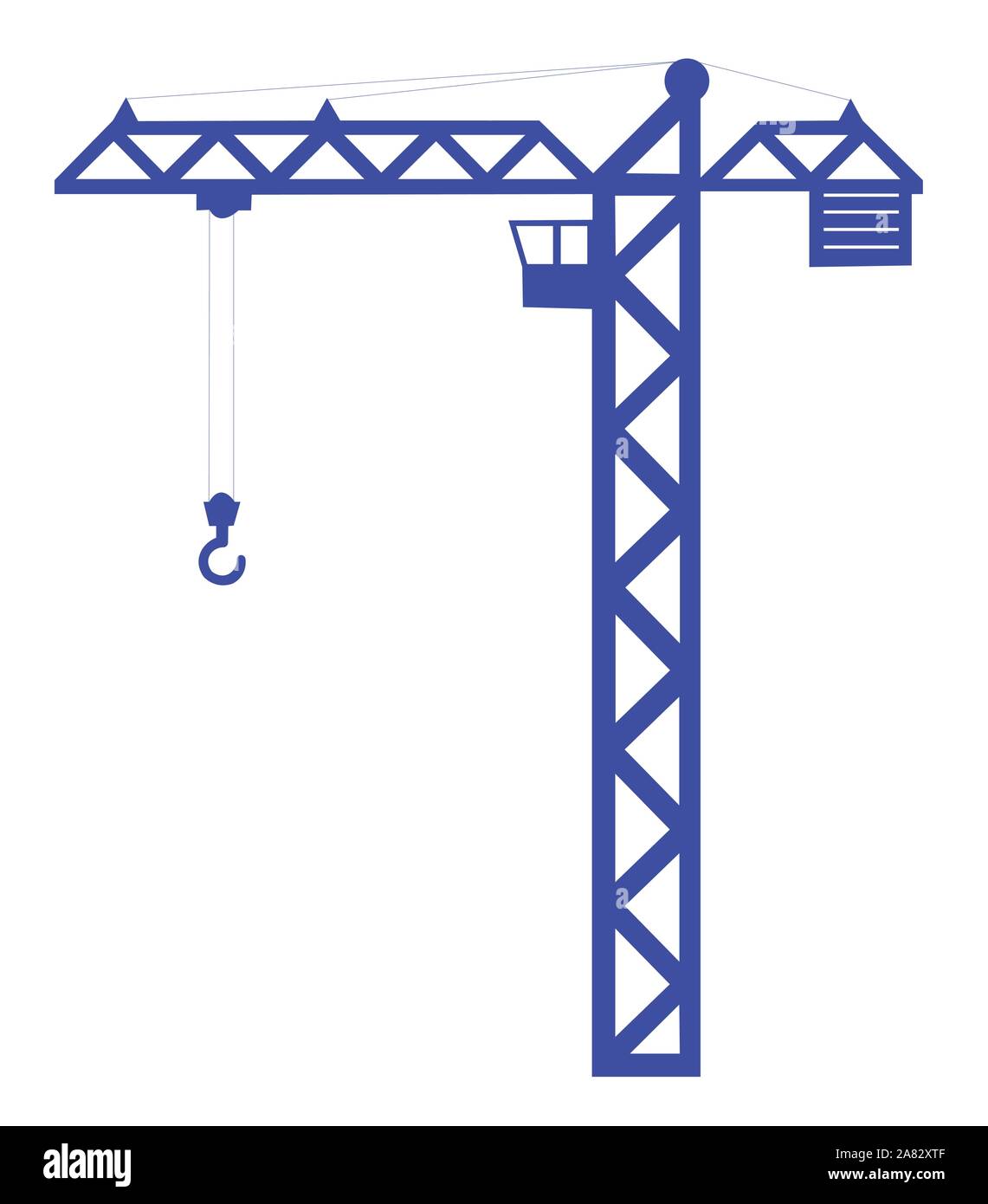 tower crane vector illustration Stock Vector Image & Art - Alamy