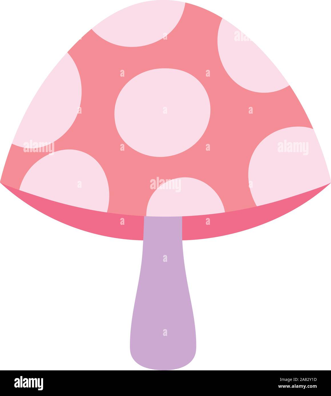 mushroom foliage hello autumn design icon vector illustration Stock ...