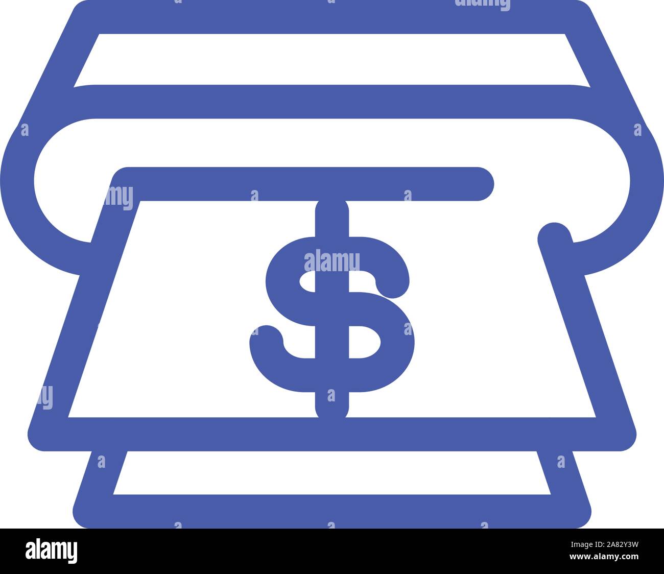 money with symbol dollar on white background vector illustration design ...