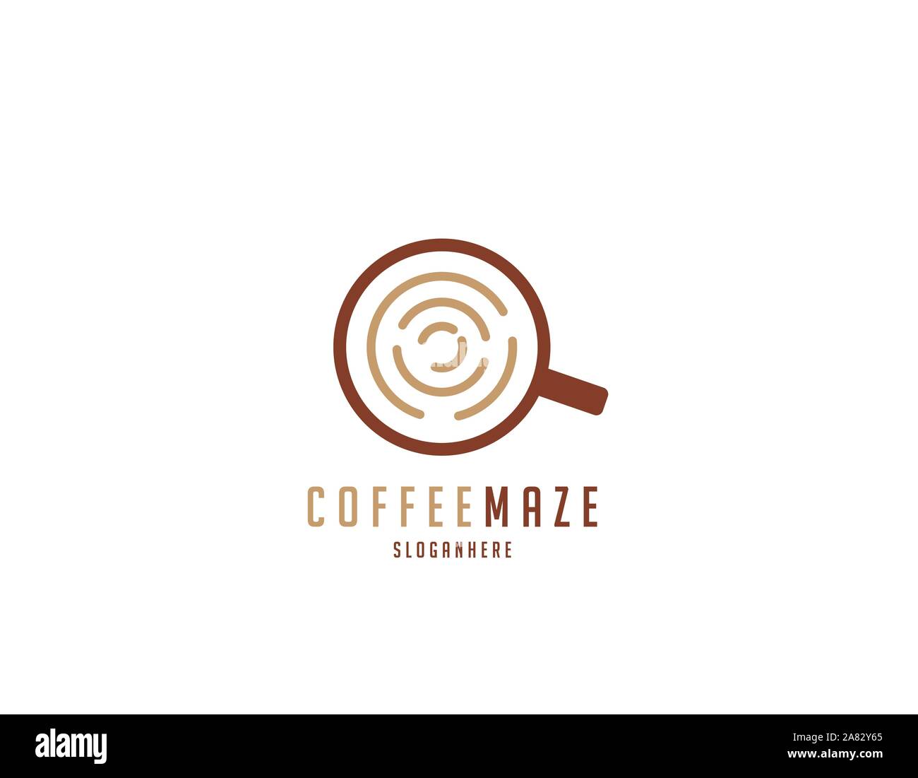 Maze Abstract Logo Design High Resolution Stock Photography and Images ...