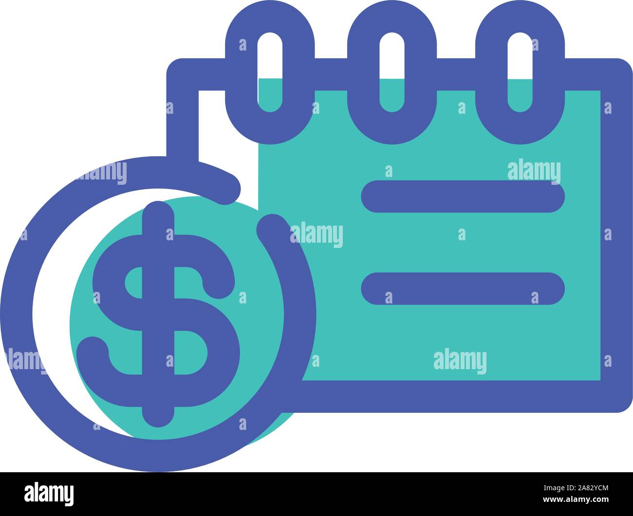 calendar reminder on white background vector illustration desing Stock ...