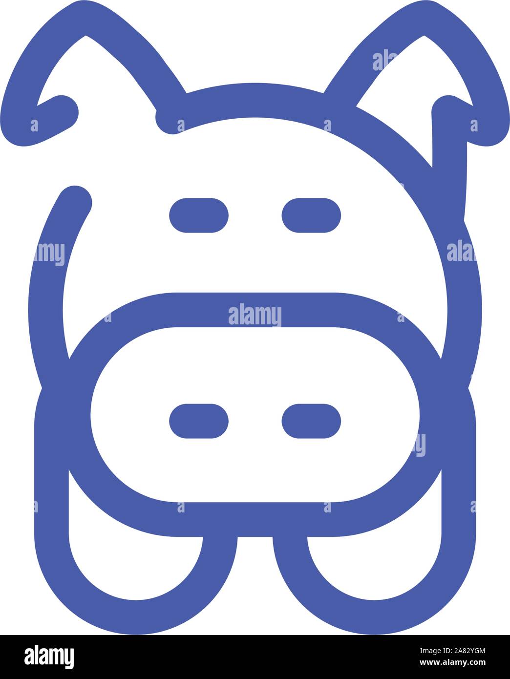 saving symbol, pig on white background vector illustration design Stock ...