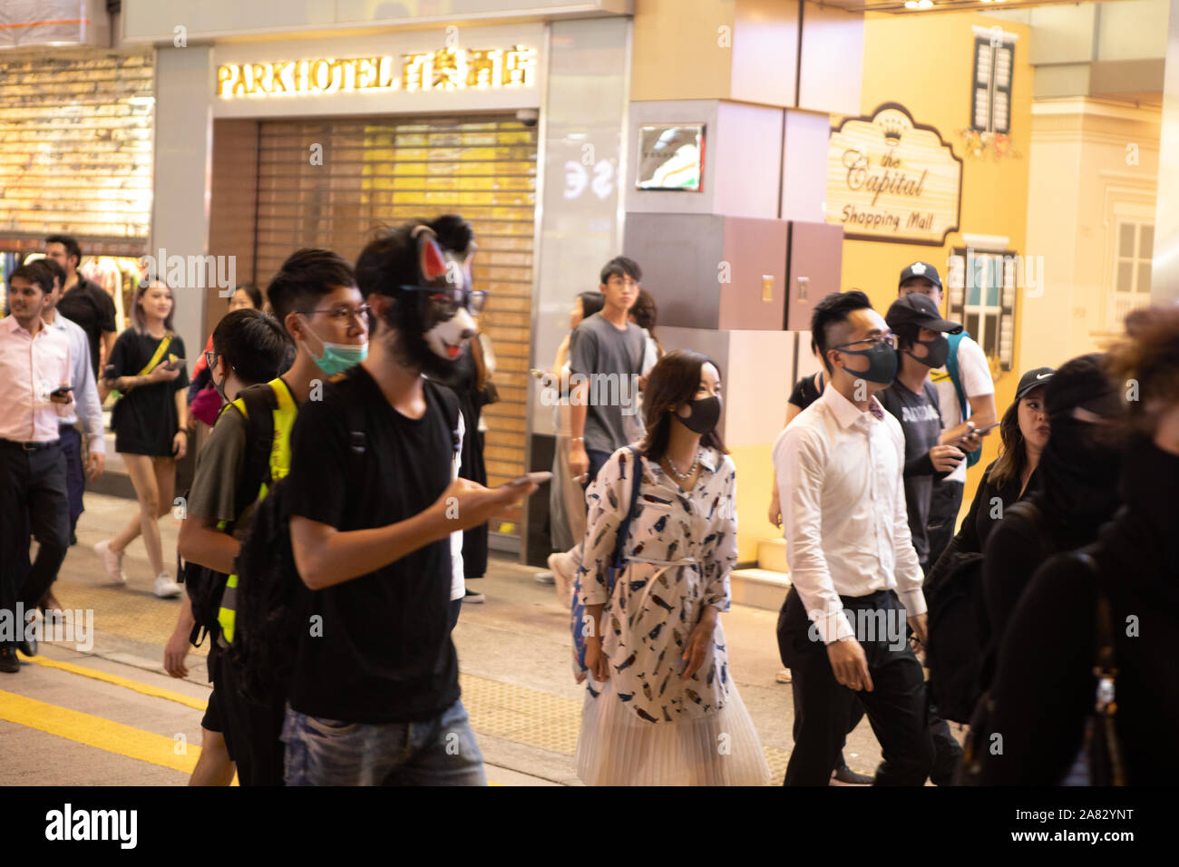 Hk protests hi-res stock photography and images - Alamy