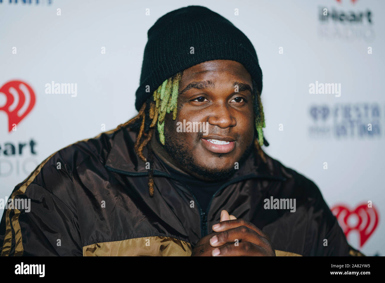 Sech on the red carpet at the iHeartRadio Fiesta Latina 2019 at the ...