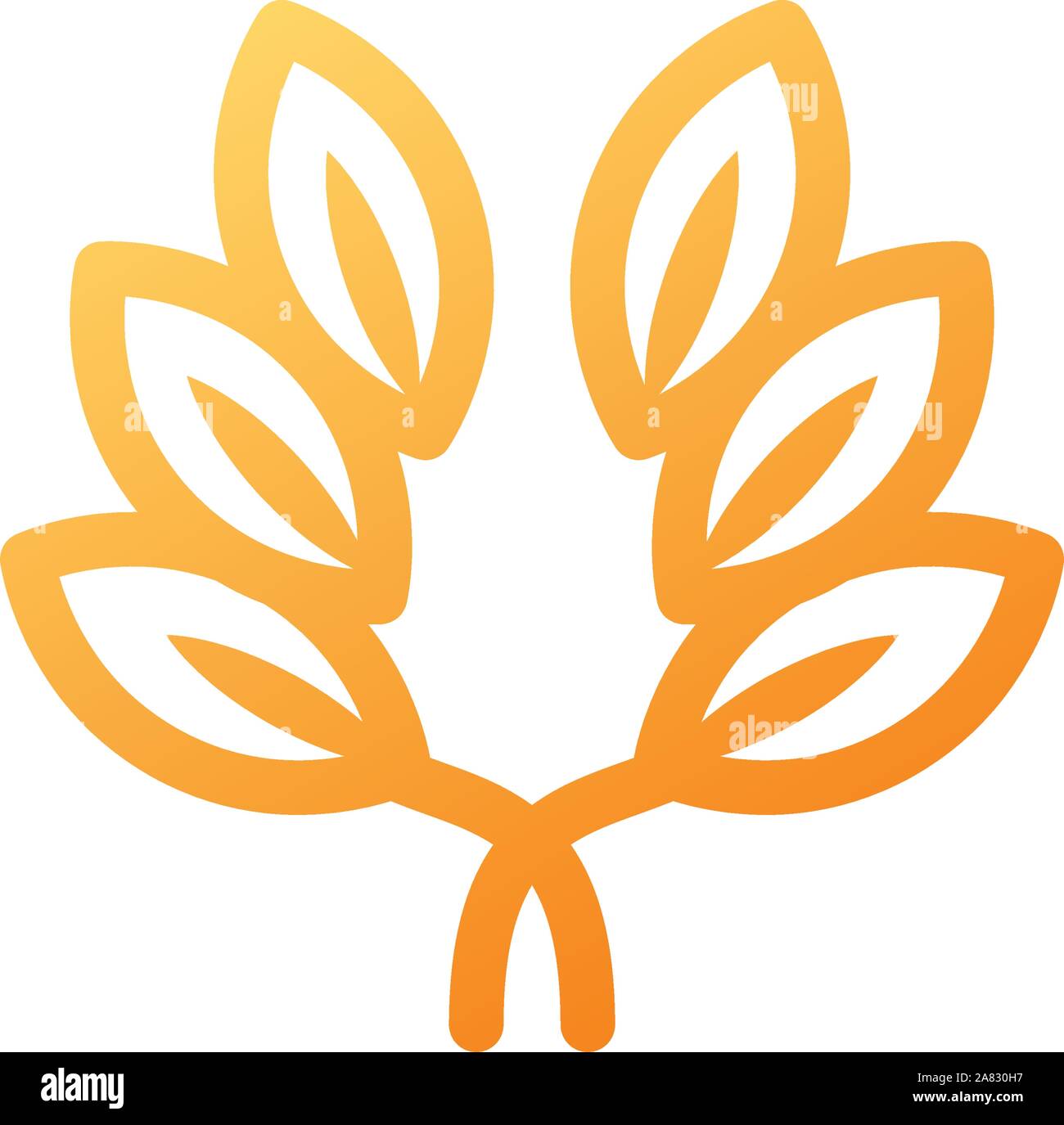 olive crown on white background vector illustration design Stock Vector ...