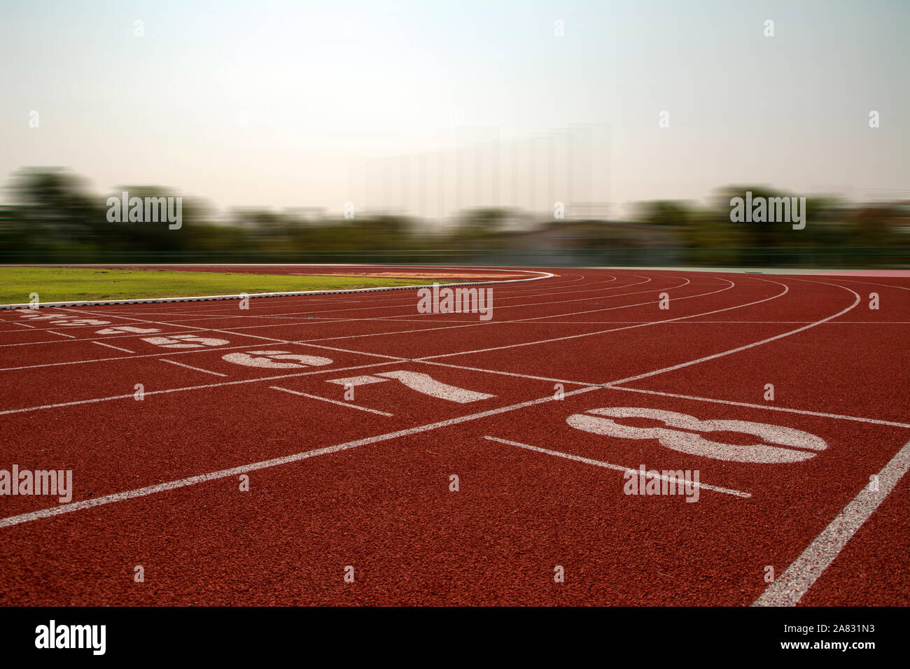 Ground Running , Athlete Track or Running Track Stock Photo - Alamy