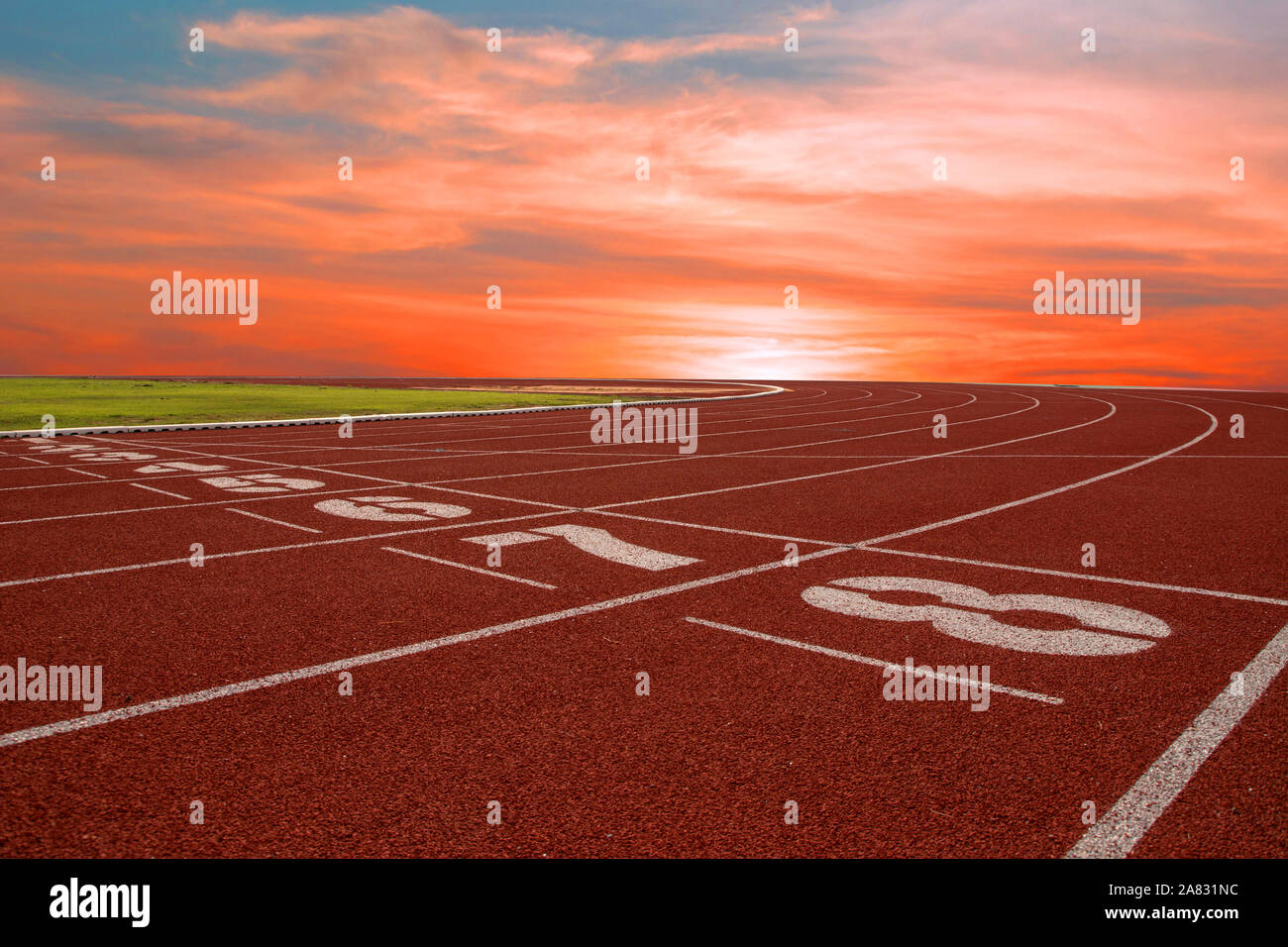 Ground Running , Athlete Track or Running Track Stock Photo - Alamy