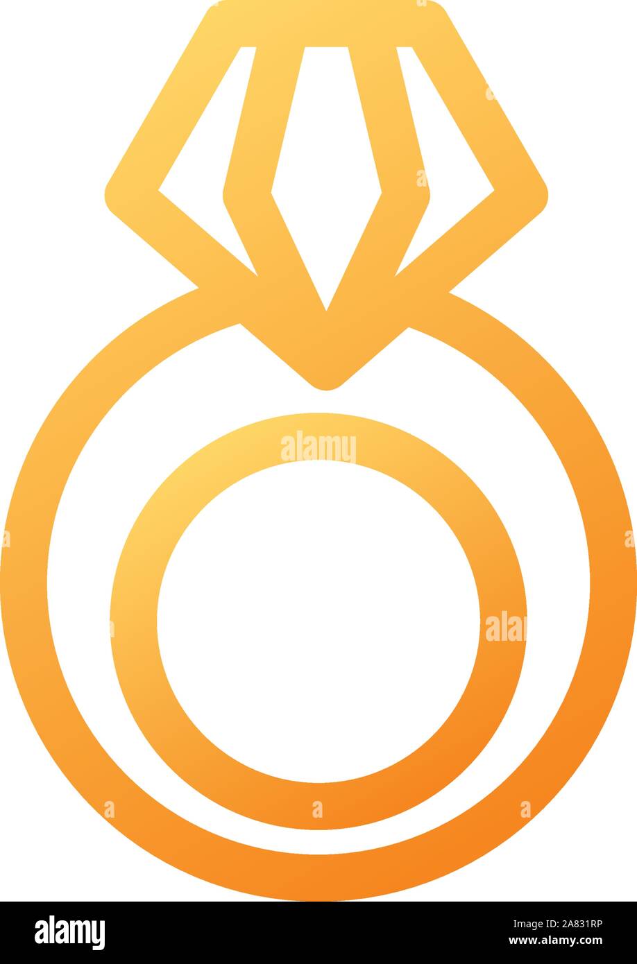 Ring on finger wedding ring Stock Vector Images - Alamy